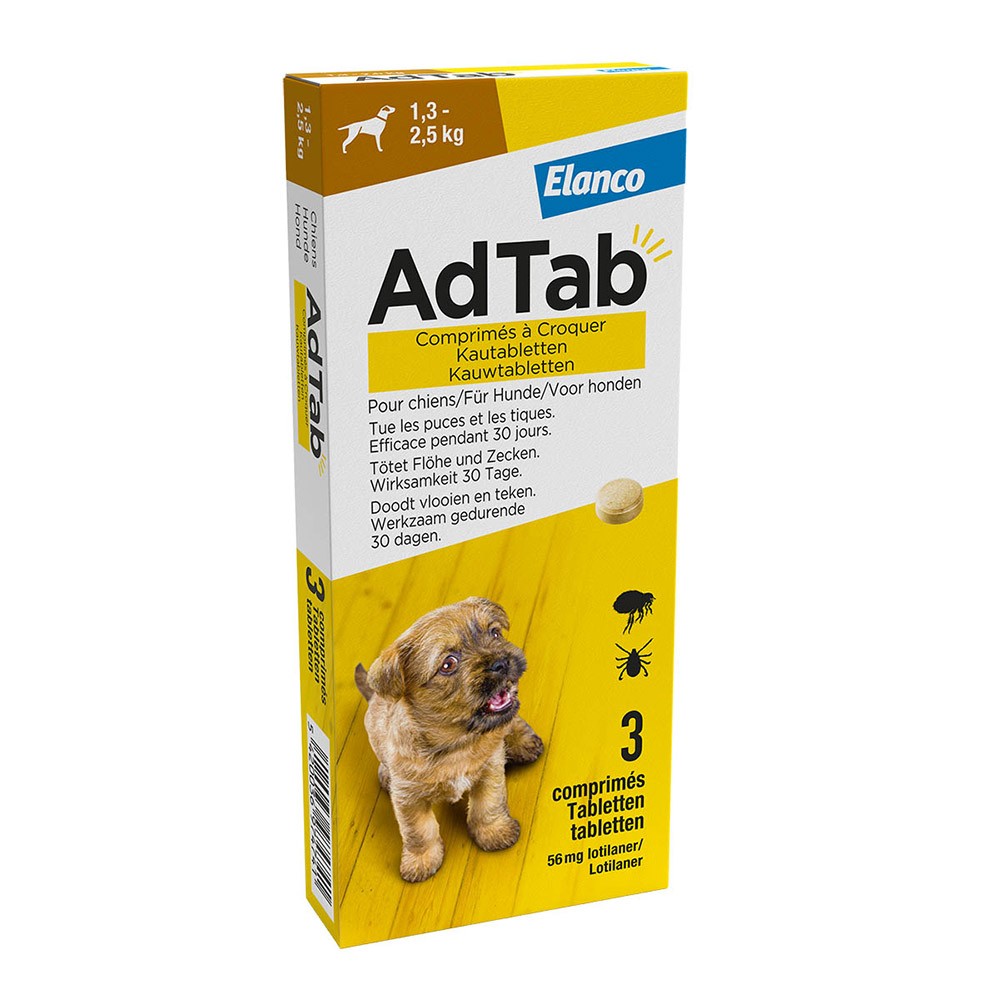 AdTab™ - Flea and tick tablets for dogs - Elanco / Direct-Vet